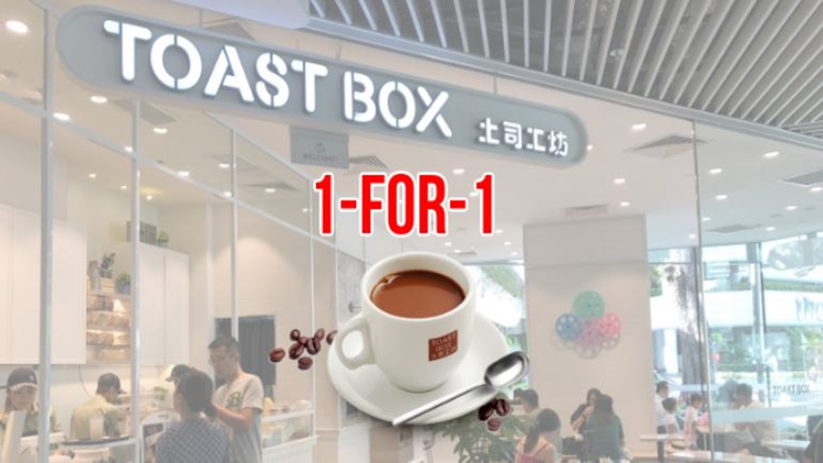 Toast Box 买1送1啦！到6月4号为止 - FoodieSG