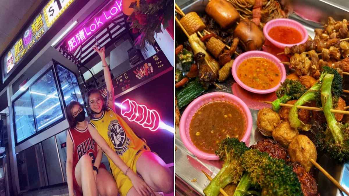 回不了新山没关系，24岁的好闺蜜在Tai Seng开肥猪Lok Lok摊位！一串$1 - FoodieSG