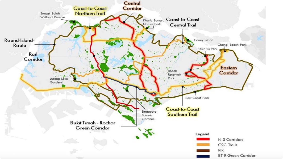 NParks将开发从樟宜海滩到大士跨岛步道 (最长62公里) - FoodieSG