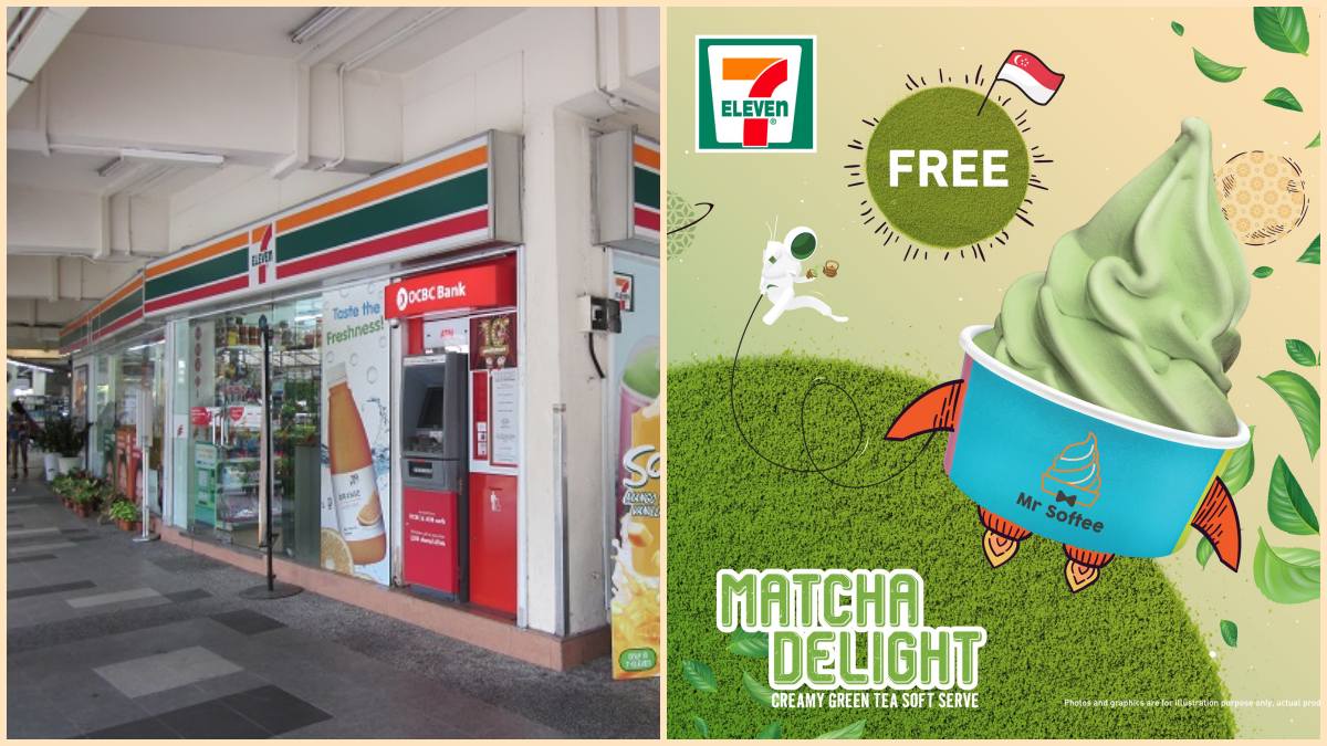 真的不用钱！新加坡7-11送抹茶霜淇淋, 每人每天2次 - FoodieSG