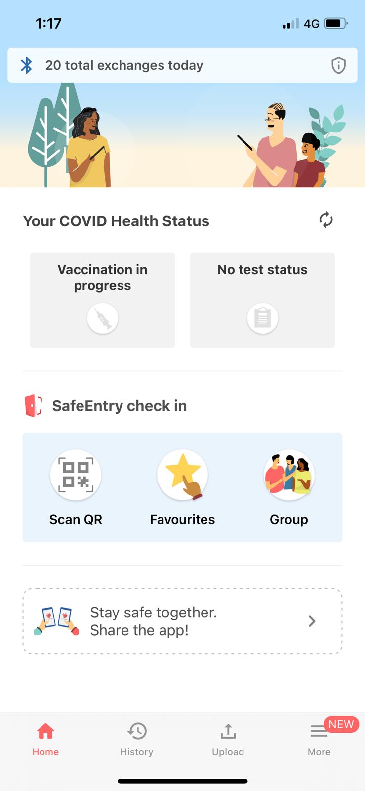 TraceTogether 应用程序的“疑似接触”警报已经被删除 - FoodieSG