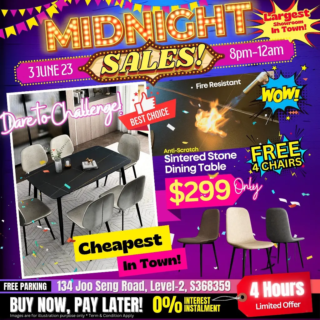 MaxiHome 6月3日家具大促销：买就送豪华礼品！ - FoodieSG