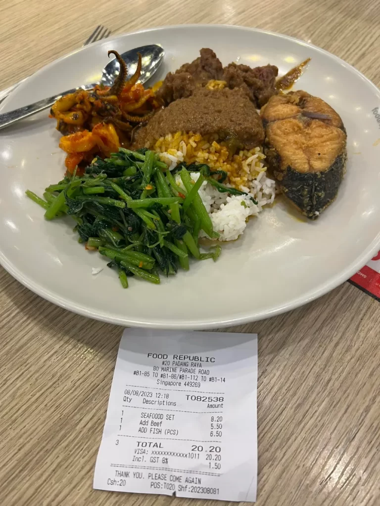 新加坡食阁通货膨胀！菜饭要价$20新币？ - FoodieSG