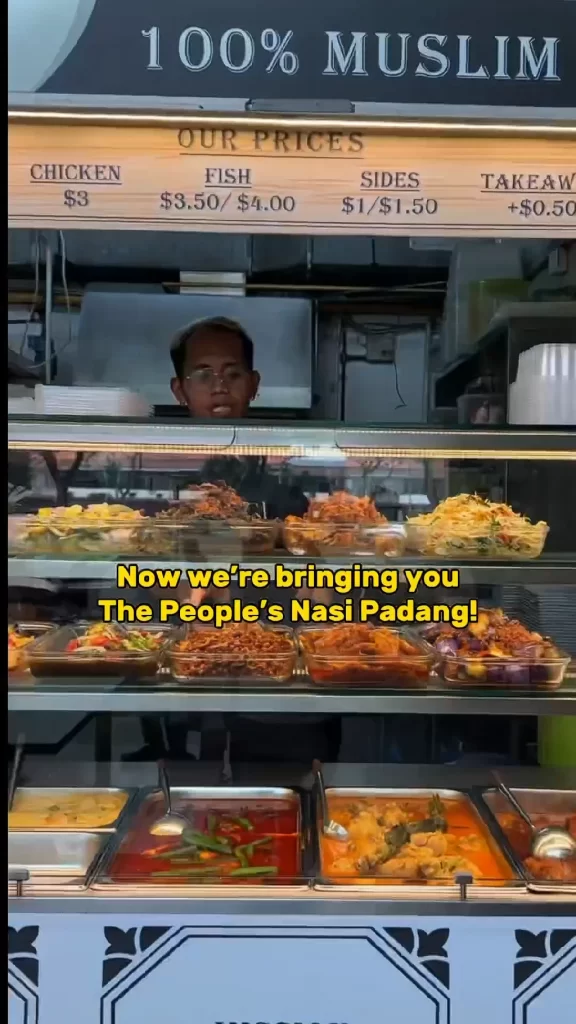 大成的马来菜饭美食！The People’s Nasi Padang - FoodieSG