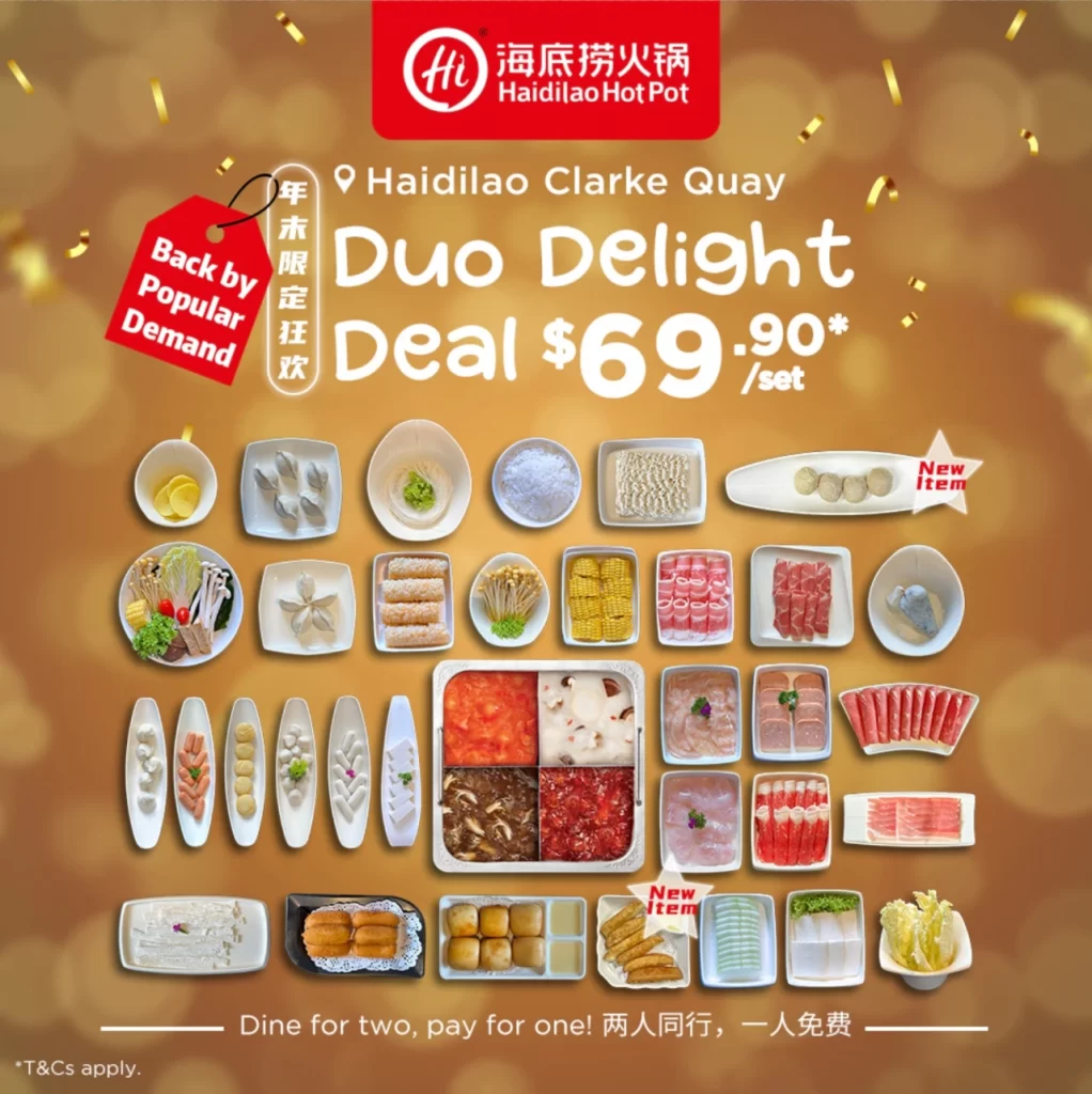 海底捞新优惠来袭！ $34.95++享受无限量自助餐！ - FoodieSG