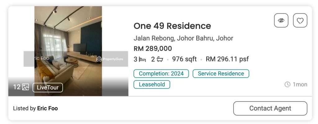 新加坡人跑新山买房, 柔佛推出60,000套公寓！ - FoodieSG