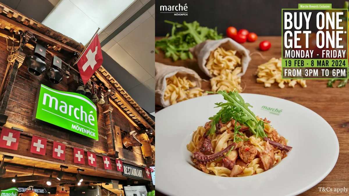 Marché超值促销：周一至周五下午，买1送1大放送！ - FoodieSG