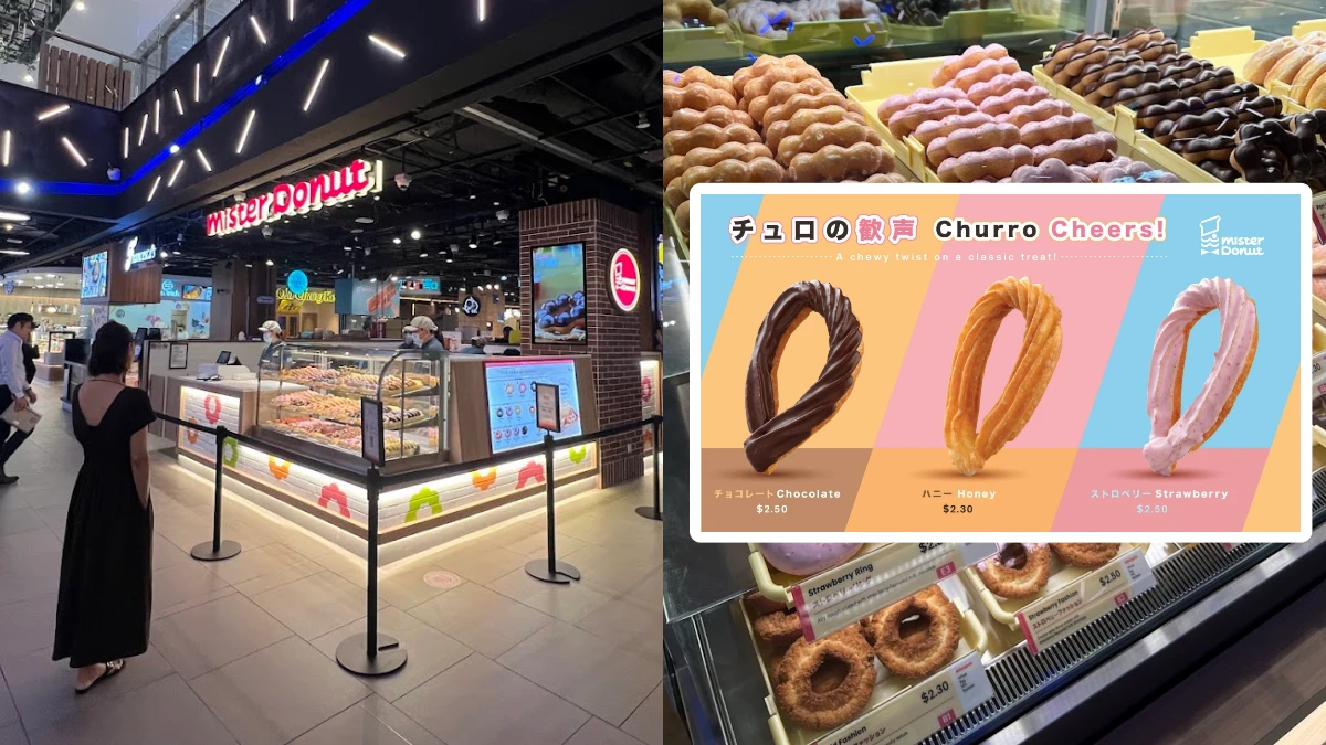 Mister Donut @313新店开幕！送300个蜂蜜Churro - FoodieSG