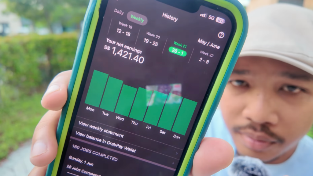 新加坡Grab骑手月入S$6,000！搬去JB住别墅 - FoodieSG